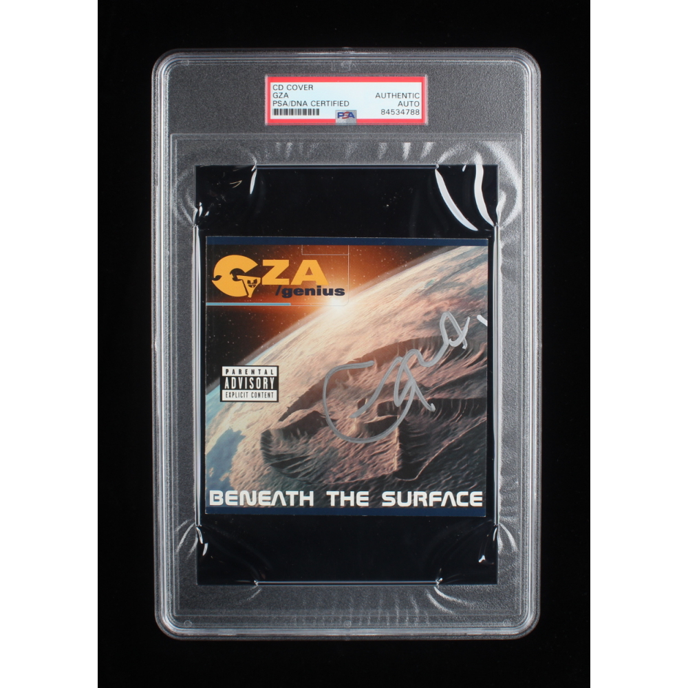GZA Signed "Beneath The Surface" CD Disc Cover (PSA) | Pristine Auction