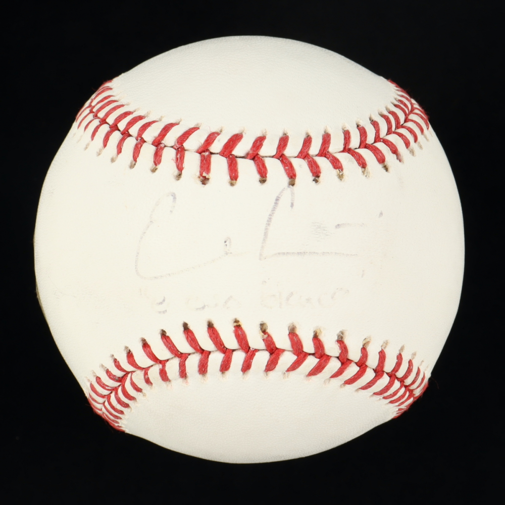 Evan Gattis Signed OML Baseball Inscribed "El Oso Blanco" (Gattis ...