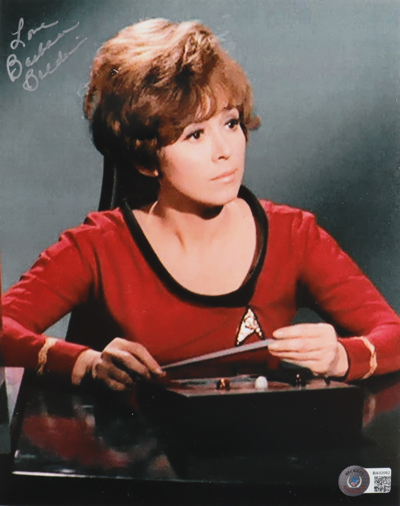 Barbara Baldavin Signed "Star Trek" 8x10 Photo Inscribed "Love ...