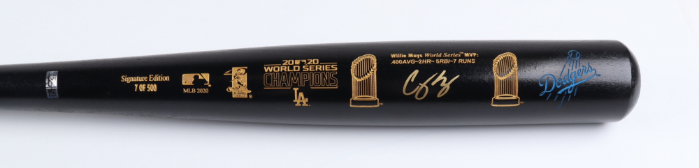 Corey Seager Signed Dodgers LE 2020 World Series Championship ...