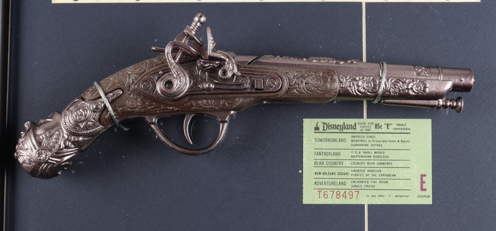 Disneyland "Pirates of the Caribbean" 15x26 Custom Framed Print with ...