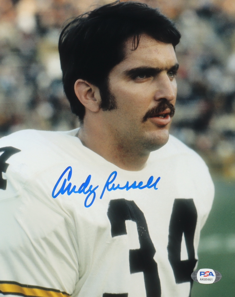 Andy Russell Signed Steelers 8x10 Photo (PSA) | Pristine Auction