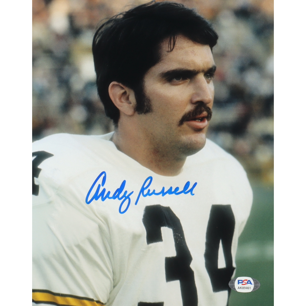 Andy Russell Signed Steelers 8x10 Photo (PSA) | Pristine Auction