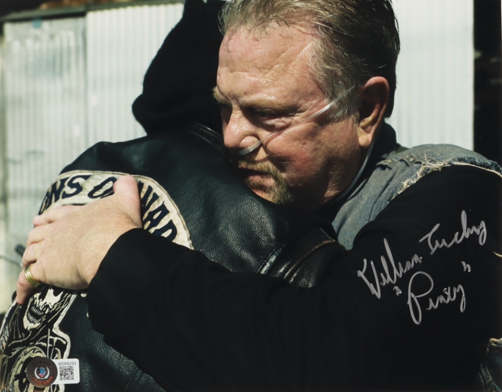 William Lucking Signed "Sons of Anarchy" 8x10 Photo Inscribed "Piney ...