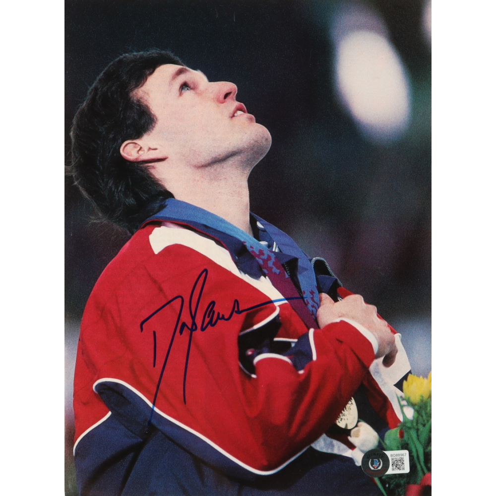 Dan Jansen Signed Team USA 8x11 Magazine Page (Beckett) | Pristine Auction