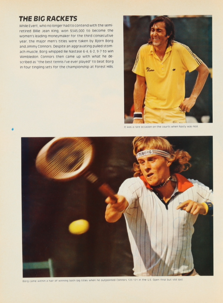Chris Evert Signed 8x11 Magazine Page (Beckett) | Pristine Auction