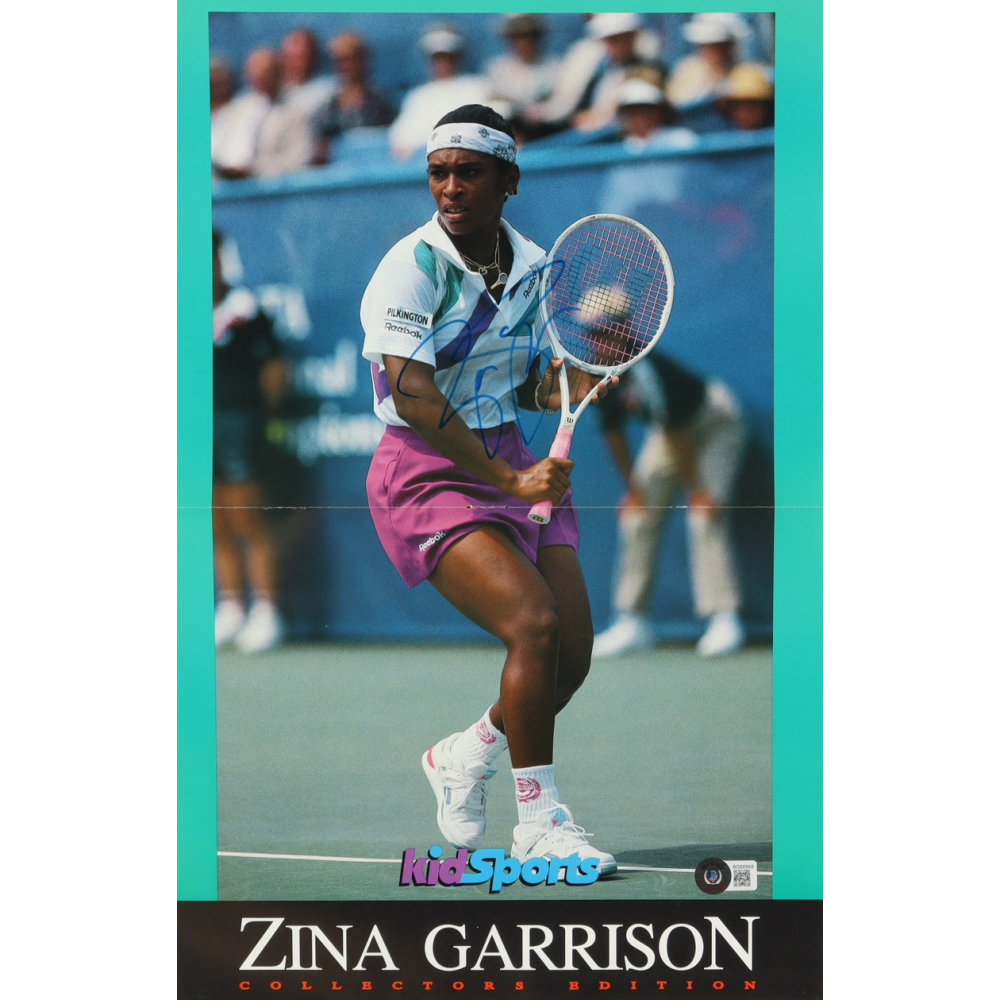 Zina Garrison Signed 11x17 Magazine Page (Beckett) | Pristine Auction