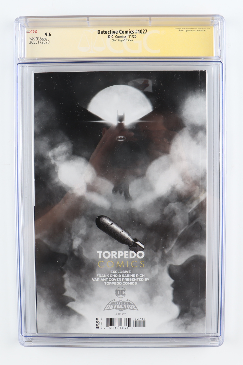 Frank Cho Signed 2020 "Detective Comics" Issue #1027 D.C. Comic Book ...