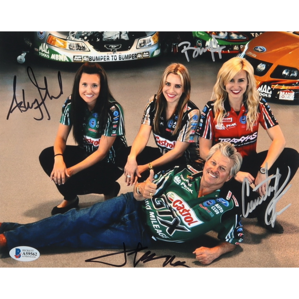 Force Family Racing 8x10 Photo Signed by (4) with John Force, Brittany ...