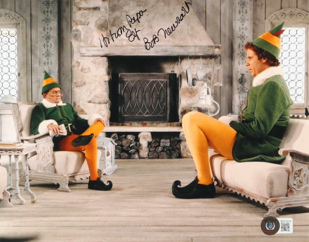 Bob Newhart Signed "Elf" 8x10 Photo Inscribed "Hi From Papa Elf ...