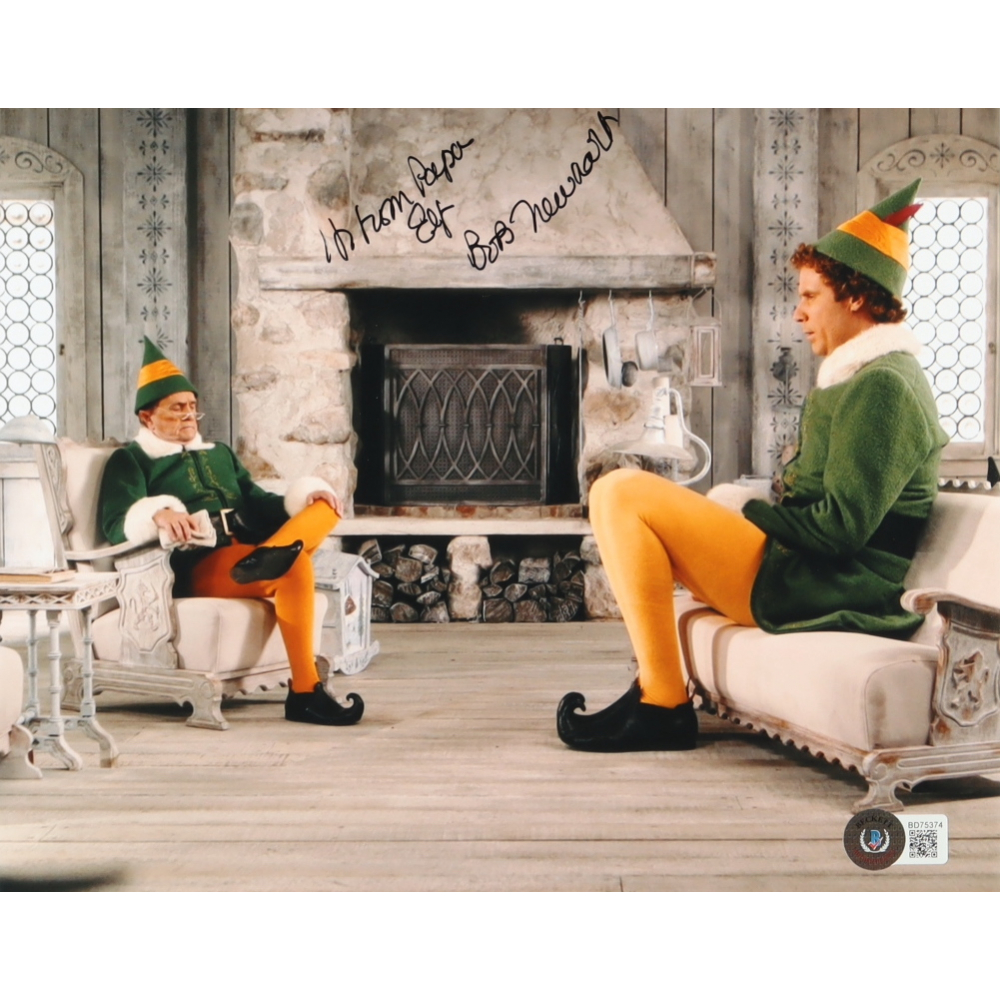 Bob Newhart Signed "Elf" 8x10 Photo Inscribed "Hi From Papa Elf ...