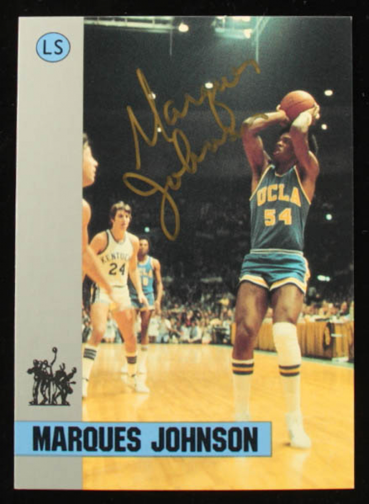 Marques Johnson Signed 1991 Wooden Award Winners #7 (JSA) | Pristine ...
