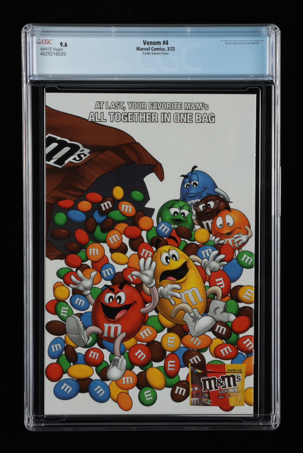 2022 "Venom" Issue #4 Marvel Comic Book (CGC 9.6) | Pristine Auction