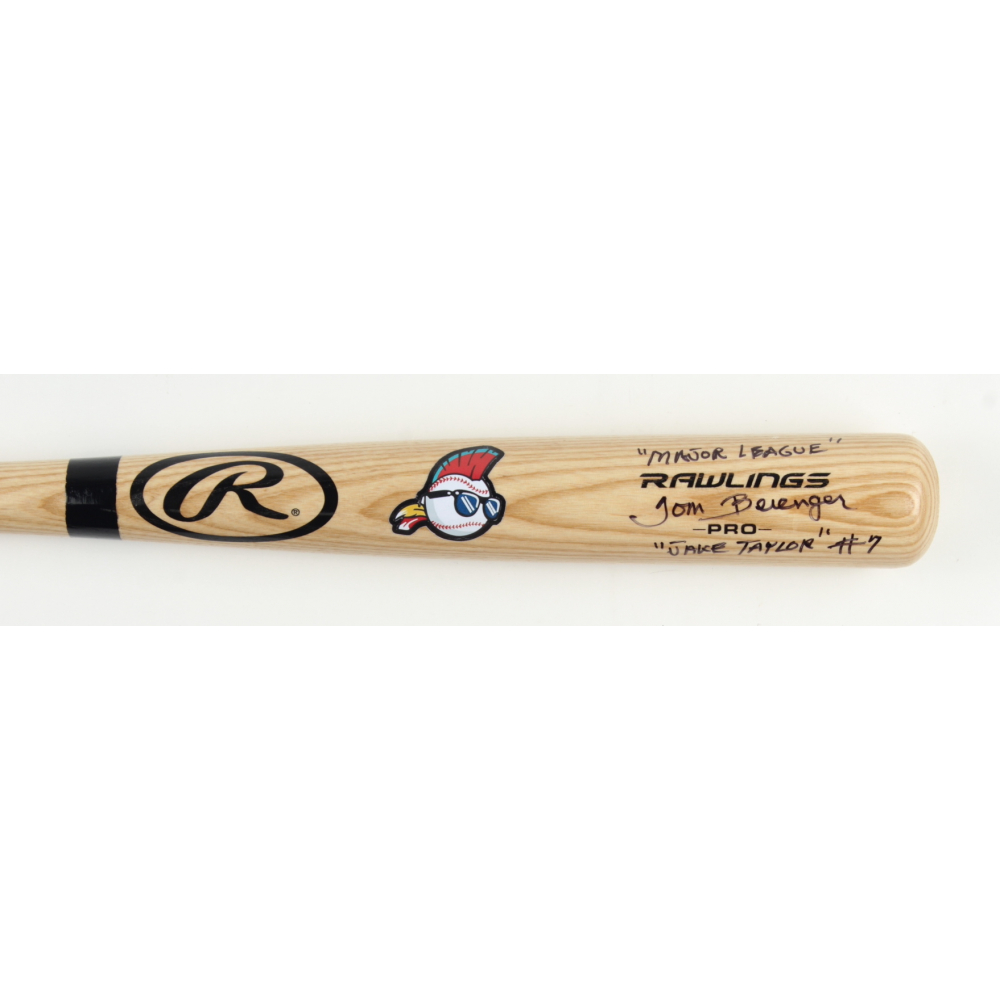Tom Berenger Signed "Major League" Rawlings Pro Baseball Bat Inscribed ...