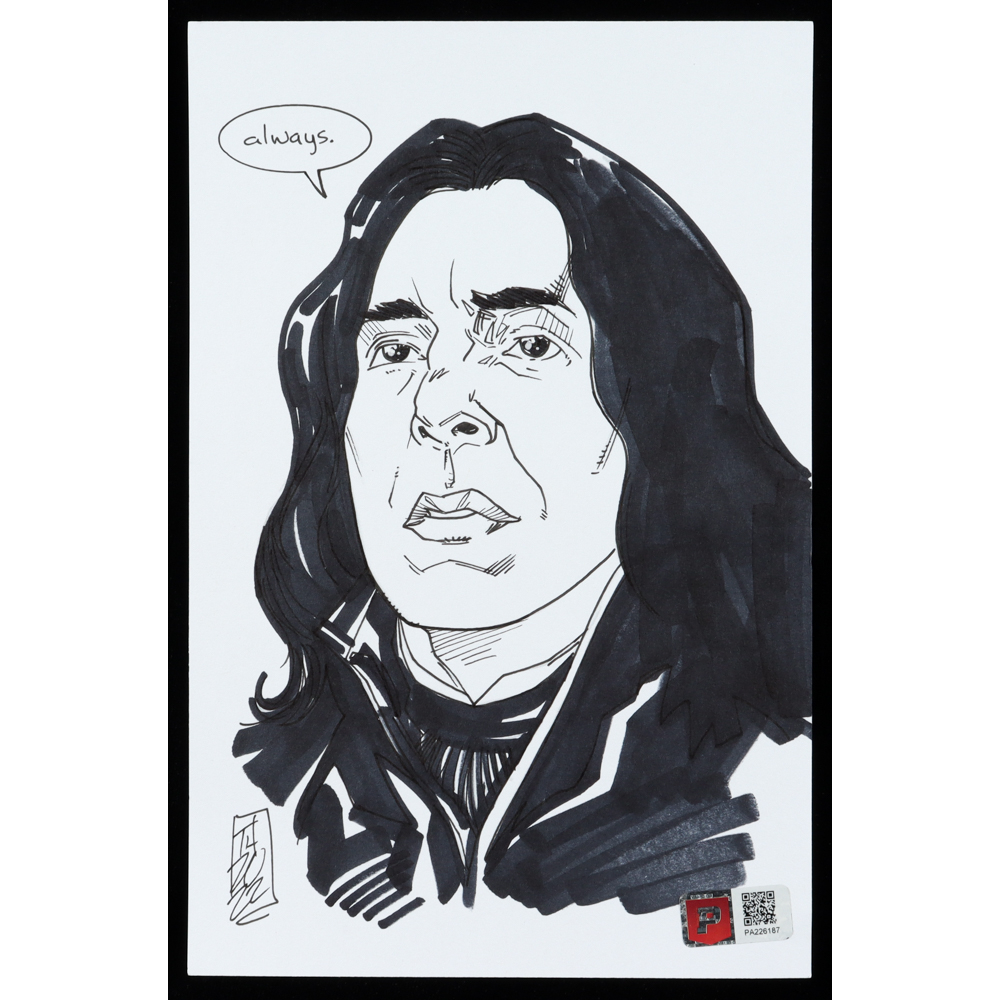 Professor Snape "Harry Potter" Original Sketch by Tom Hodges (PA ...