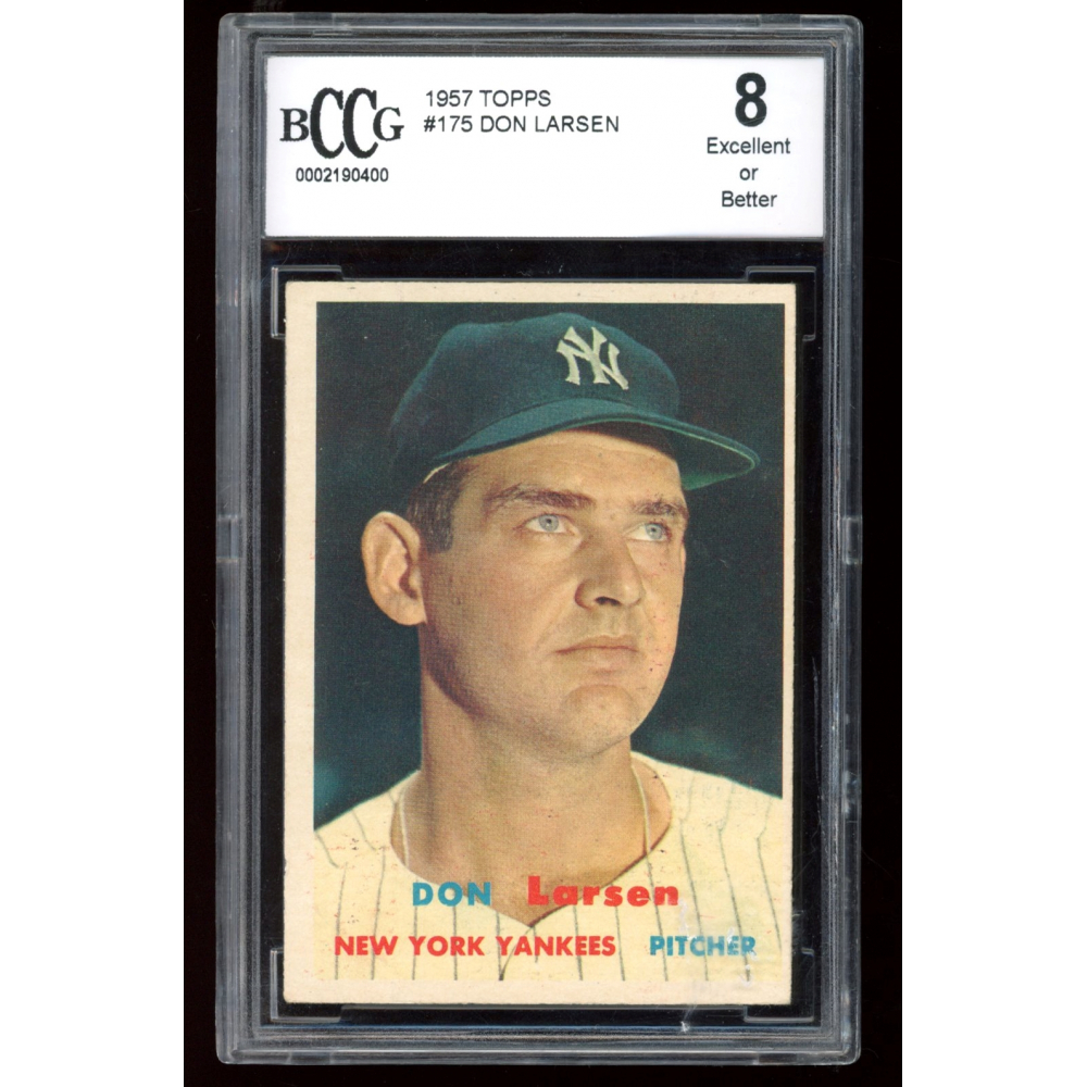 Don Larsen 1957 Topps #175 (BCCG 8) | Pristine Auction