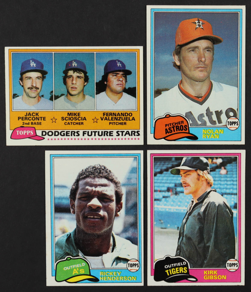 1981 Topps Baseball Complete Set of (726) Cards with Jack Perconte ...