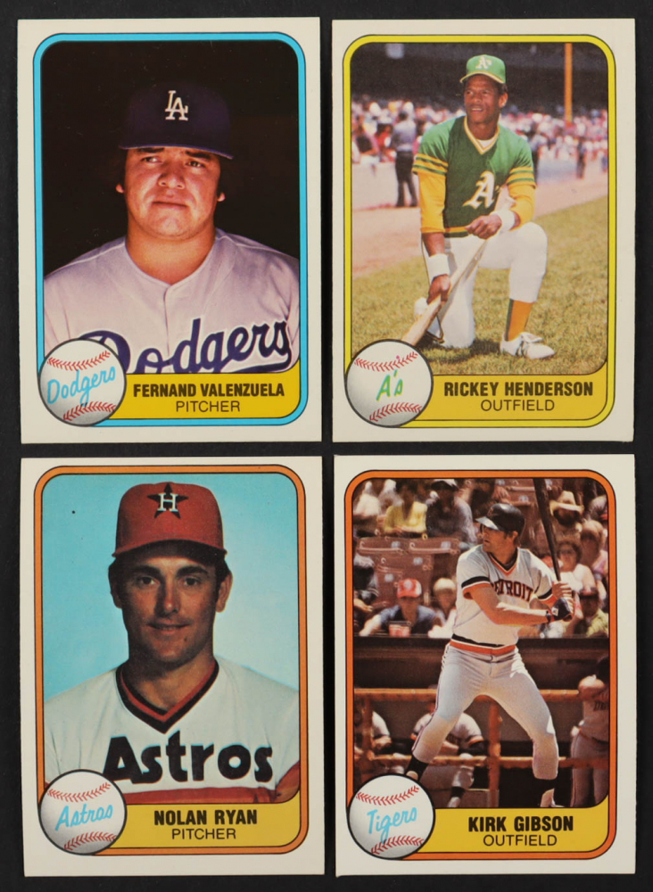 1981 Fleer Baseball Complete Set Of (660) Cards With Fernando