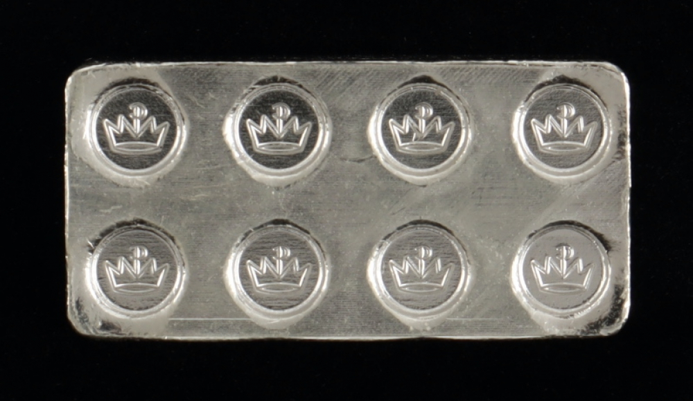 1 Troy Oz .999 Fine Silver Monarch Building Block Bullion Bar ...