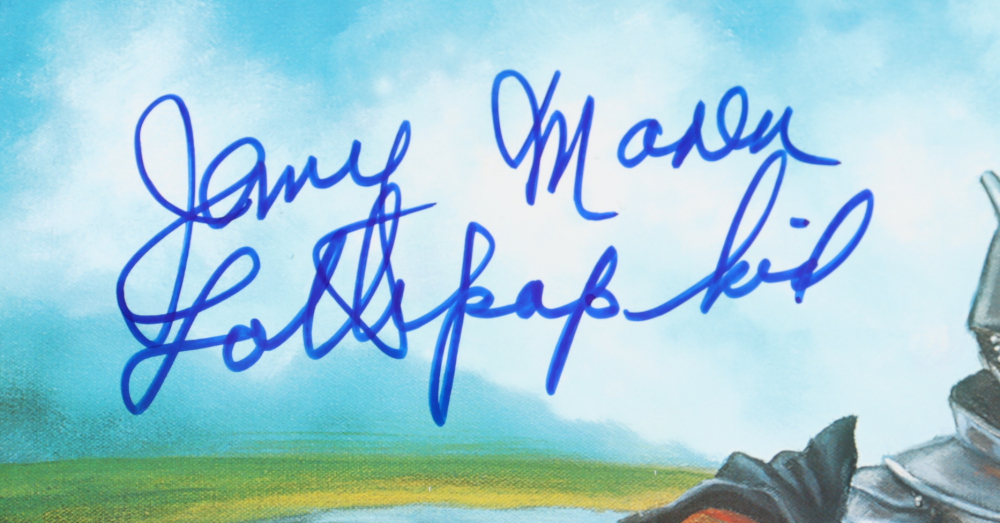 Mickey Carroll, Jerry Maren, & Karl Slover Signed "The Wizard of Oz ...