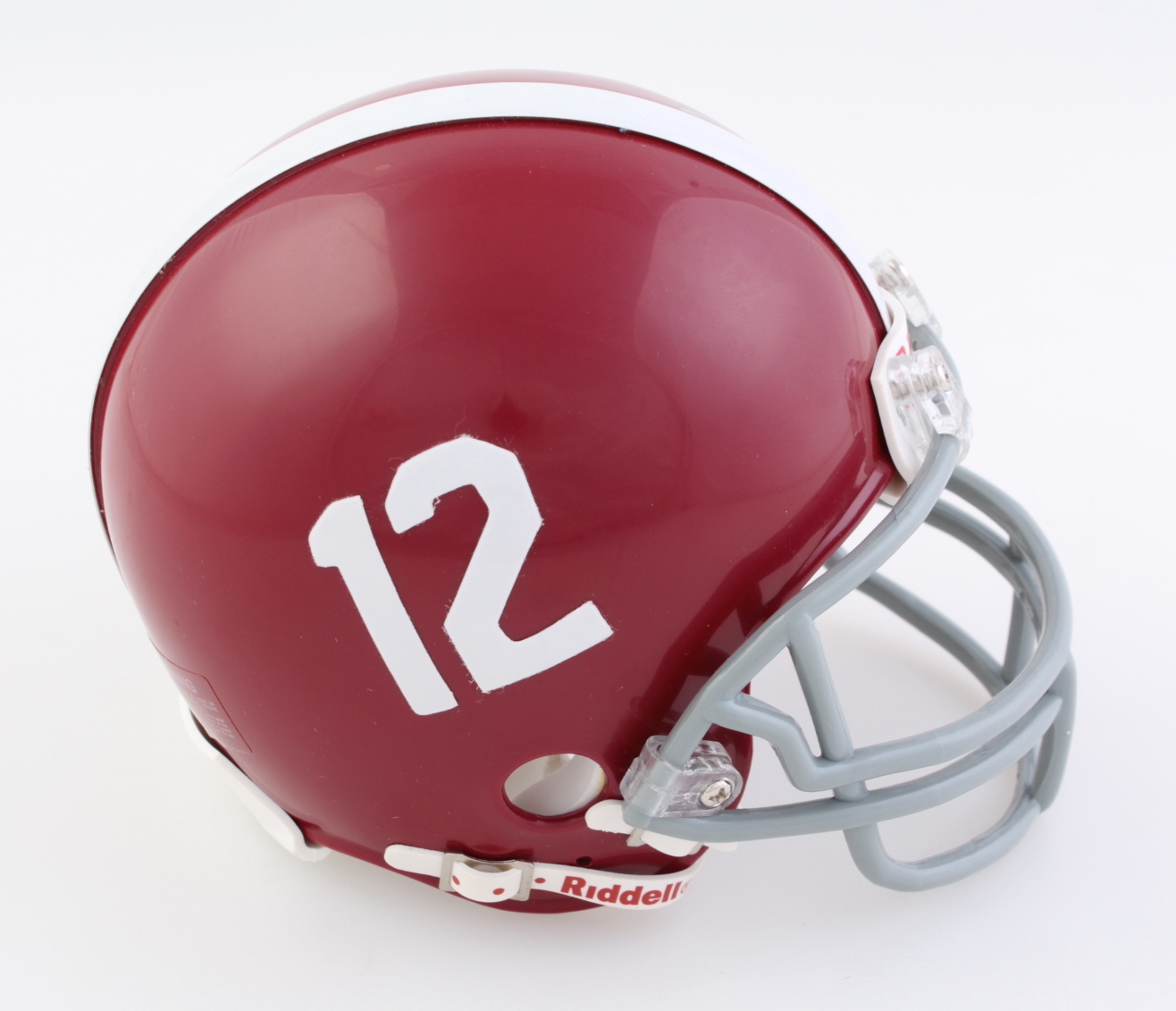 Nick Saban Signed Alabama Crimson Tide Mini Helmet Inscribed "Roll Tide ...