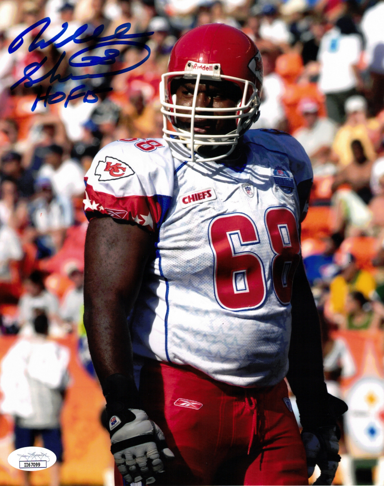 Will Shields Signed Chiefs 8x10 Photo Inscribed "HOF 15" (JSA ...