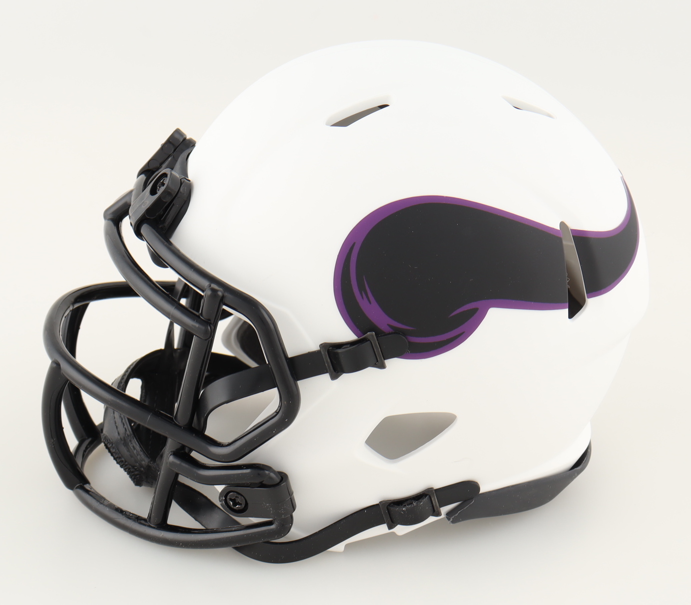 Tommy Kramer Signed Vikings Lunar Eclipse Alternate Speed Mini Helmet ...