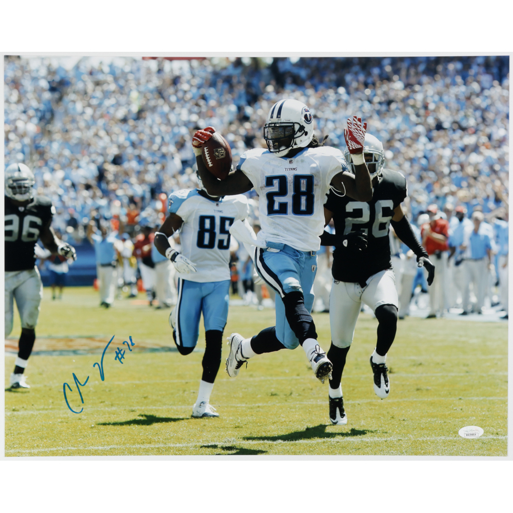 Chris Johnson Signed Titans 16x20 Photo (JSA) | Pristine Auction