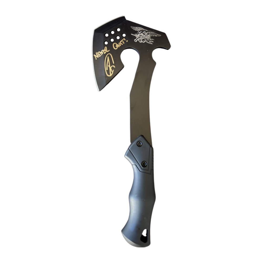 Robert O'Neill Signed Navy SEAL Tomahawk Inscribed "Never Quit!" (PSA ...