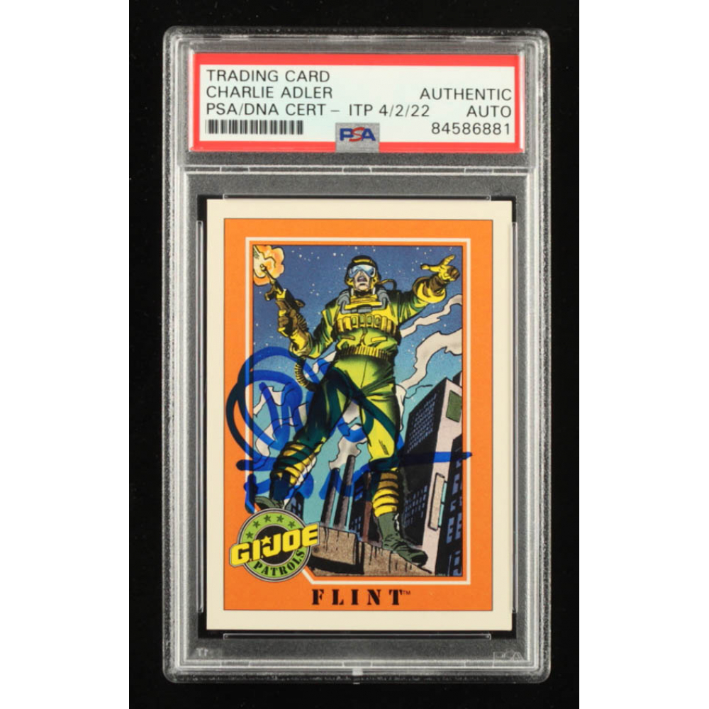 Charlie Adler Signed Flint 1991 G.I. Joe #2 Inscribed "Flint" (PSA ...