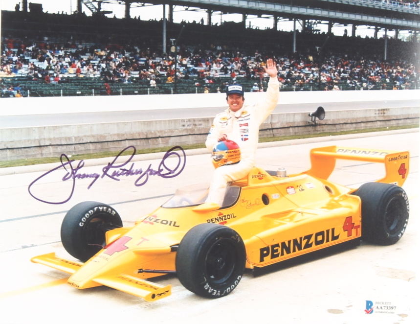 Johnny Rutherford Signed 8x10 Photo (Beckett) | Pristine Auction
