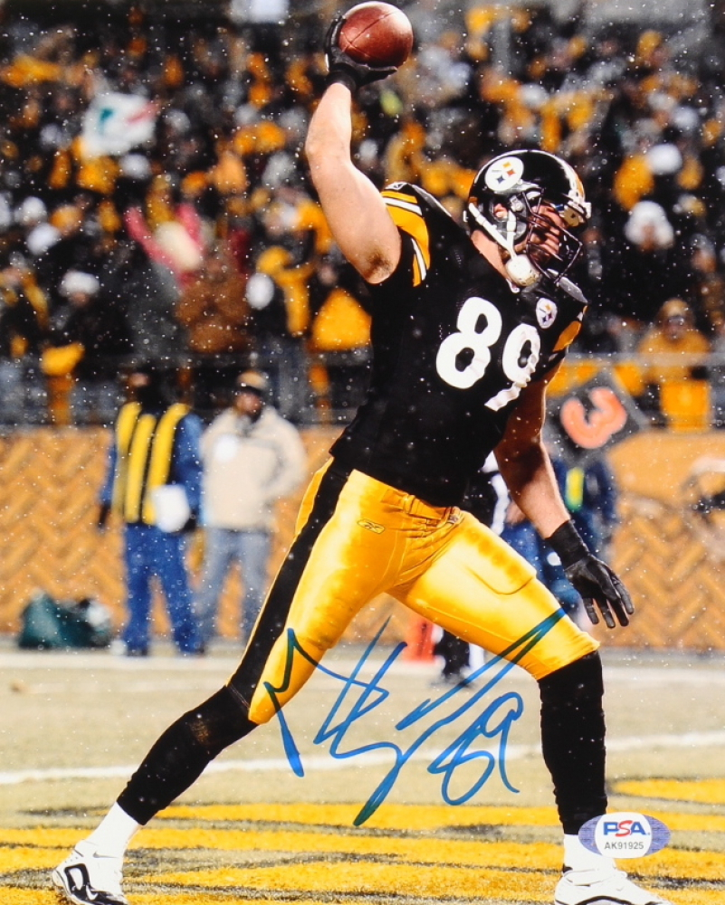 Matt Spaeth Signed Steelers 8x10 Photo (PSA) | Pristine Auction