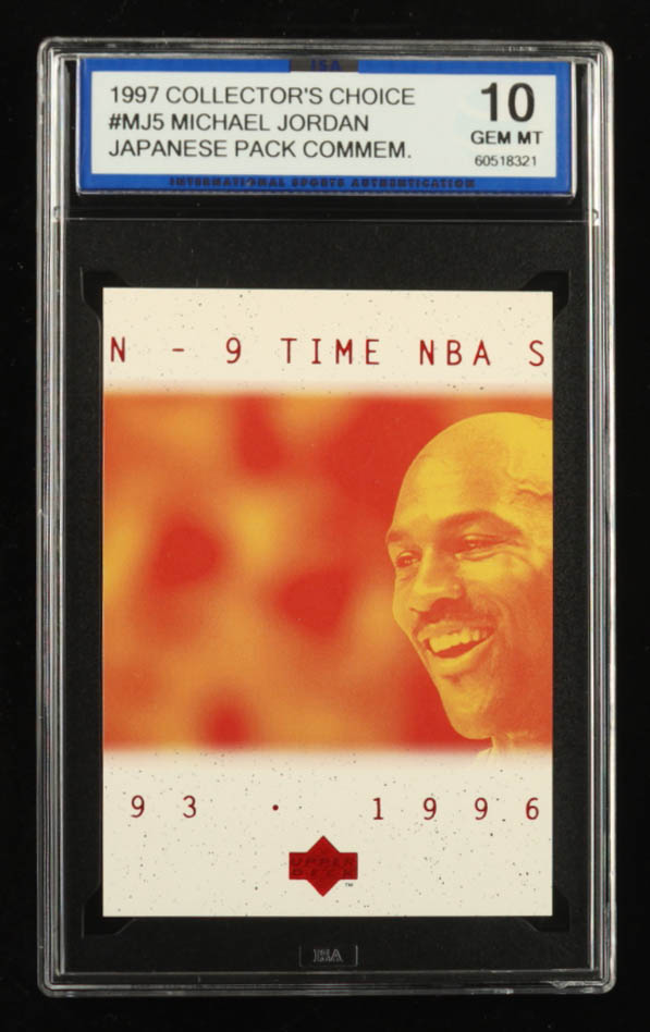 Michael Jordan 1997-98 Collector's Choice International Japanese ...