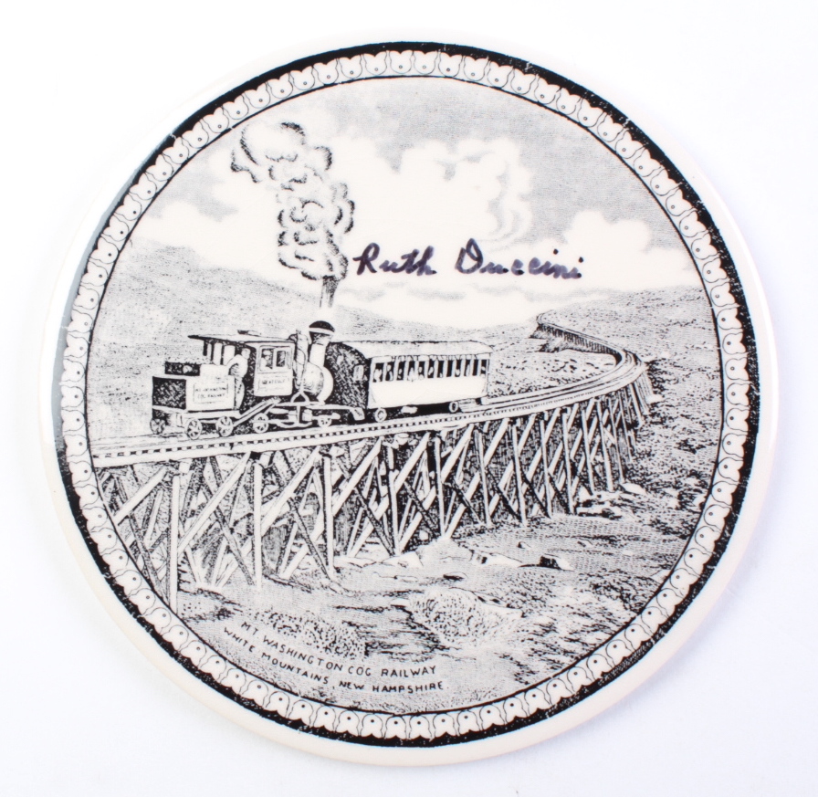 Ruth Duccini Signed 6" Plate (JSA) | Pristine Auction