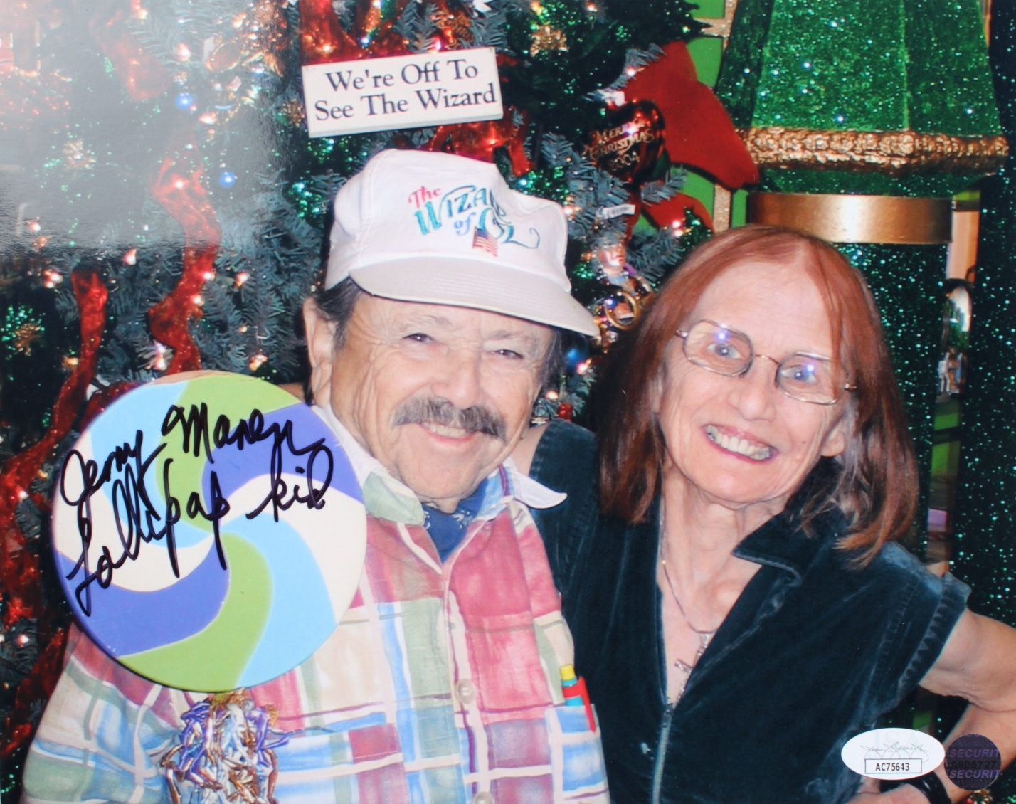 Jerry Maren Signed 8x10 Photo Inscribed "Lollipop Kid" (JSA) | Pristine ...