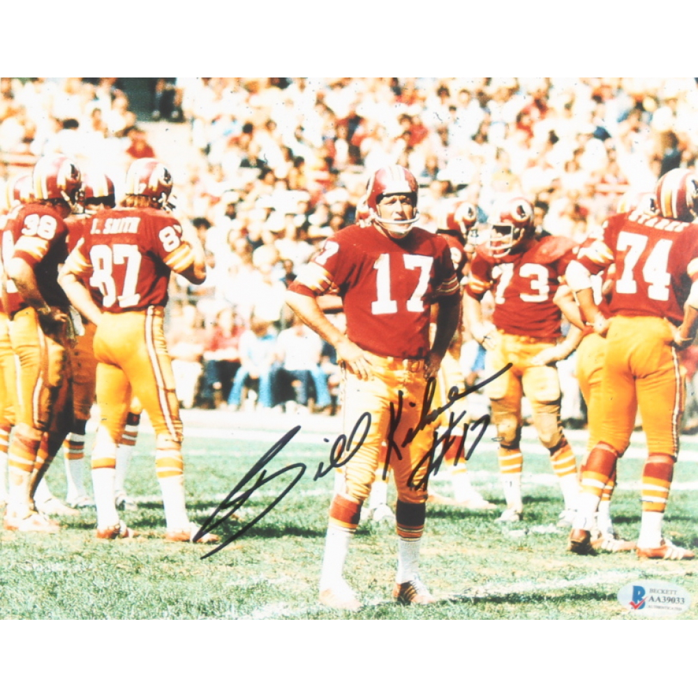 Billy Kilmer Signed Redskins 8x10 Photo (Beckett) | Pristine Auction
