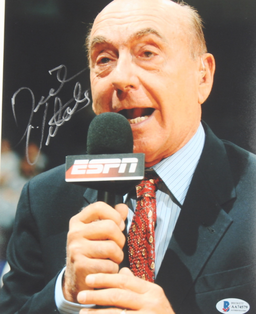 Dick Vitale Signed 8x10 Photo (Beckett) | Pristine Auction