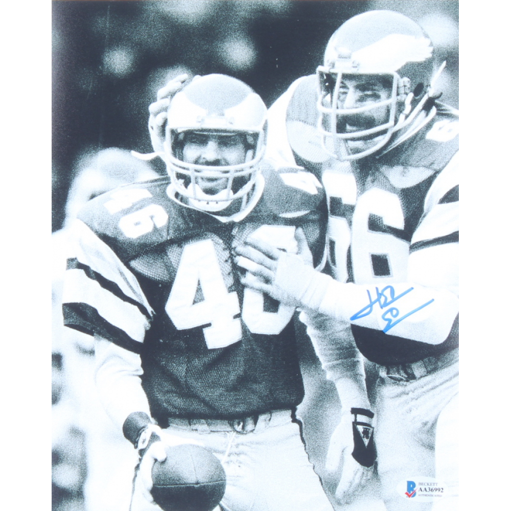 Herman Edwards Signed Eagles 8x10 Photo (Beckett) | Pristine Auction
