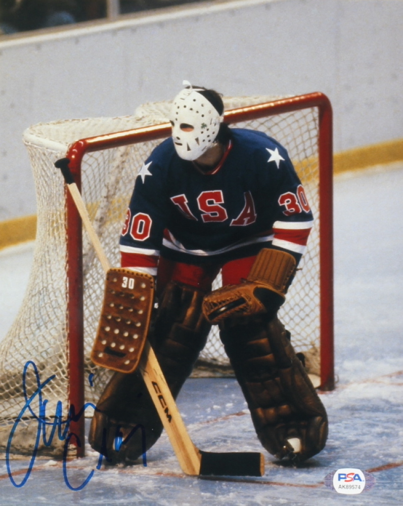 Jim Craig Signed Team USA 8x10 Photo (PSA) | Pristine Auction