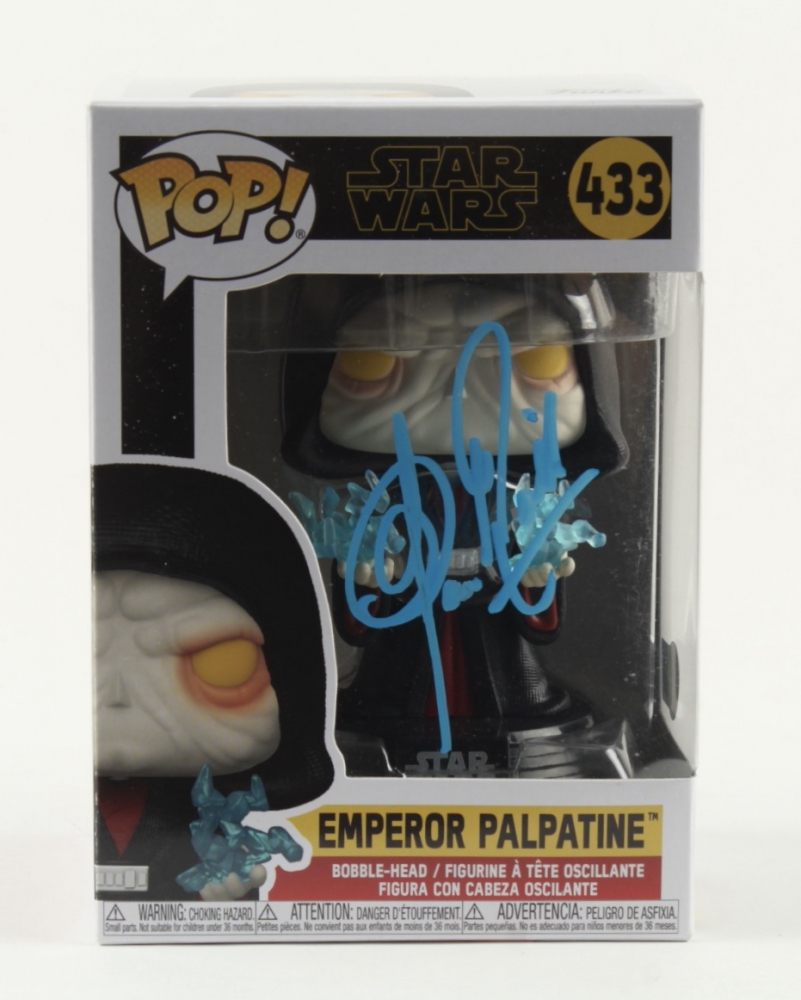 Clive Revill Signed "Star Wars" Emperor Palpatine #433 Funko Pop Vinyl ...