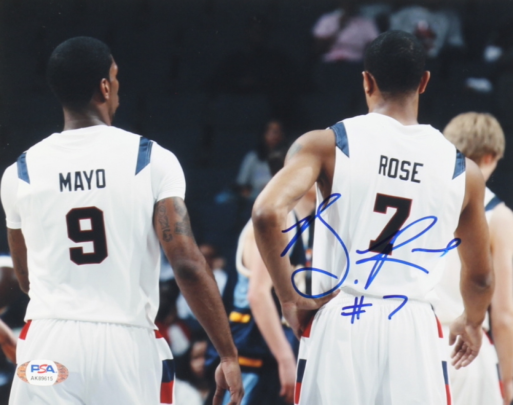 Derrick Rose Signed Team USA 8x10 Photo (PSA) | Pristine Auction