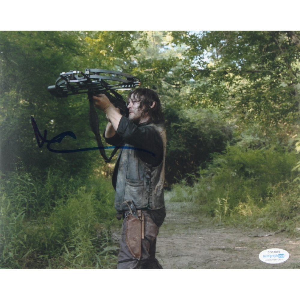 Norman Reedus Signed "The Walking Dead" 8x10 Photo (AutographCOA ...