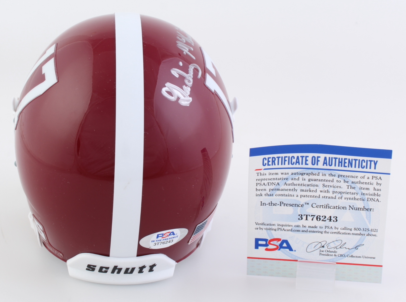 Ga'Quincy "Kool-Aid" McKinstry Signed Alabama Crimson Tide Speed Mini ...