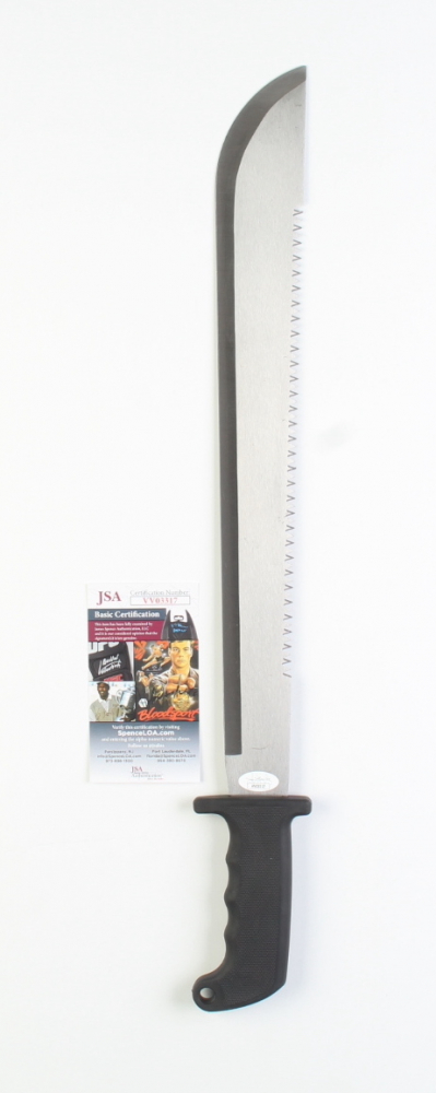 Tom Savini Signed "Friday the 13th" 23" Steel Machete (JSA) | Pristine ...