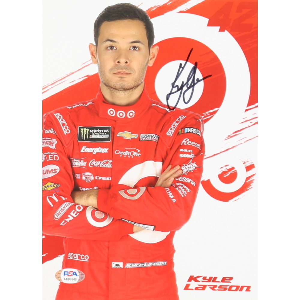 Kyle Larson Signed NASCAR 8x10 Photo (PSA) | Pristine Auction