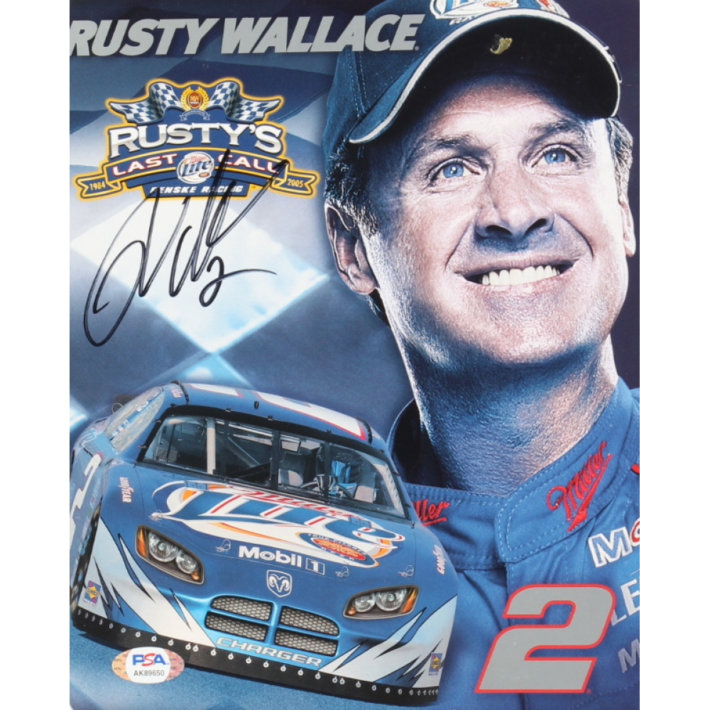 Rusty Wallace Signed NASCAR 8x10 Photo (PSA) | Pristine Auction