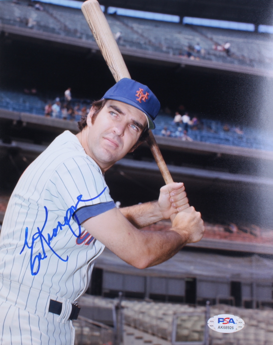Ed Kranepool Signed Mets 8x10 Photo (PSA) | Pristine Auction