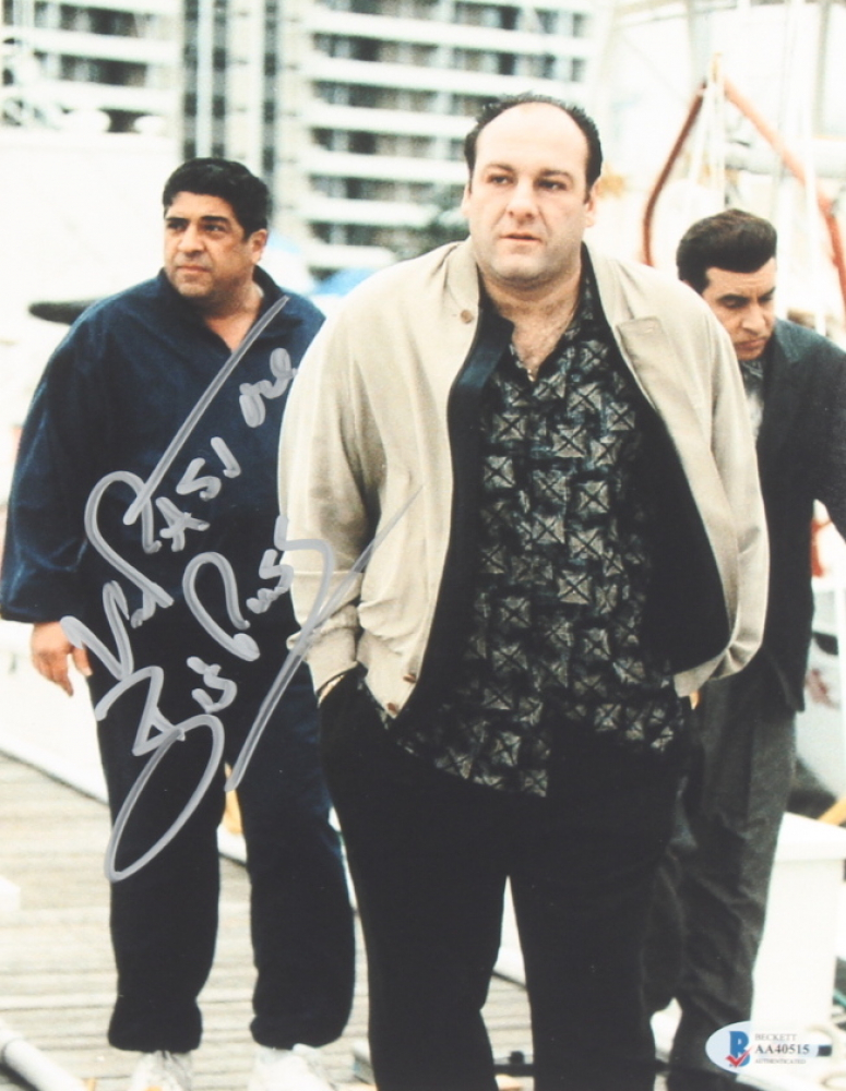 Vincent Pastore Signed "The Sopranos" 8x10 Photo Inscribed "Big P ...