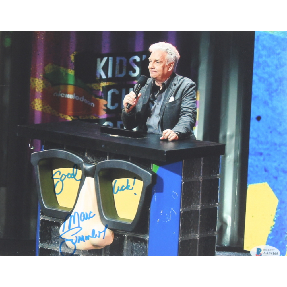 Marc Summers Signed "Good Luck" 8x10 Photo (Beckett) | Pristine Auction