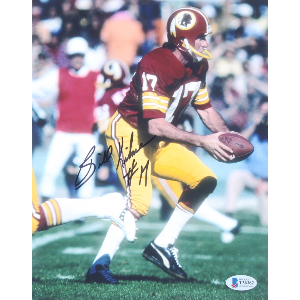 Billy Kilmer Signed Redskins 8x10 Photo (Beckett) | Pristine Auction